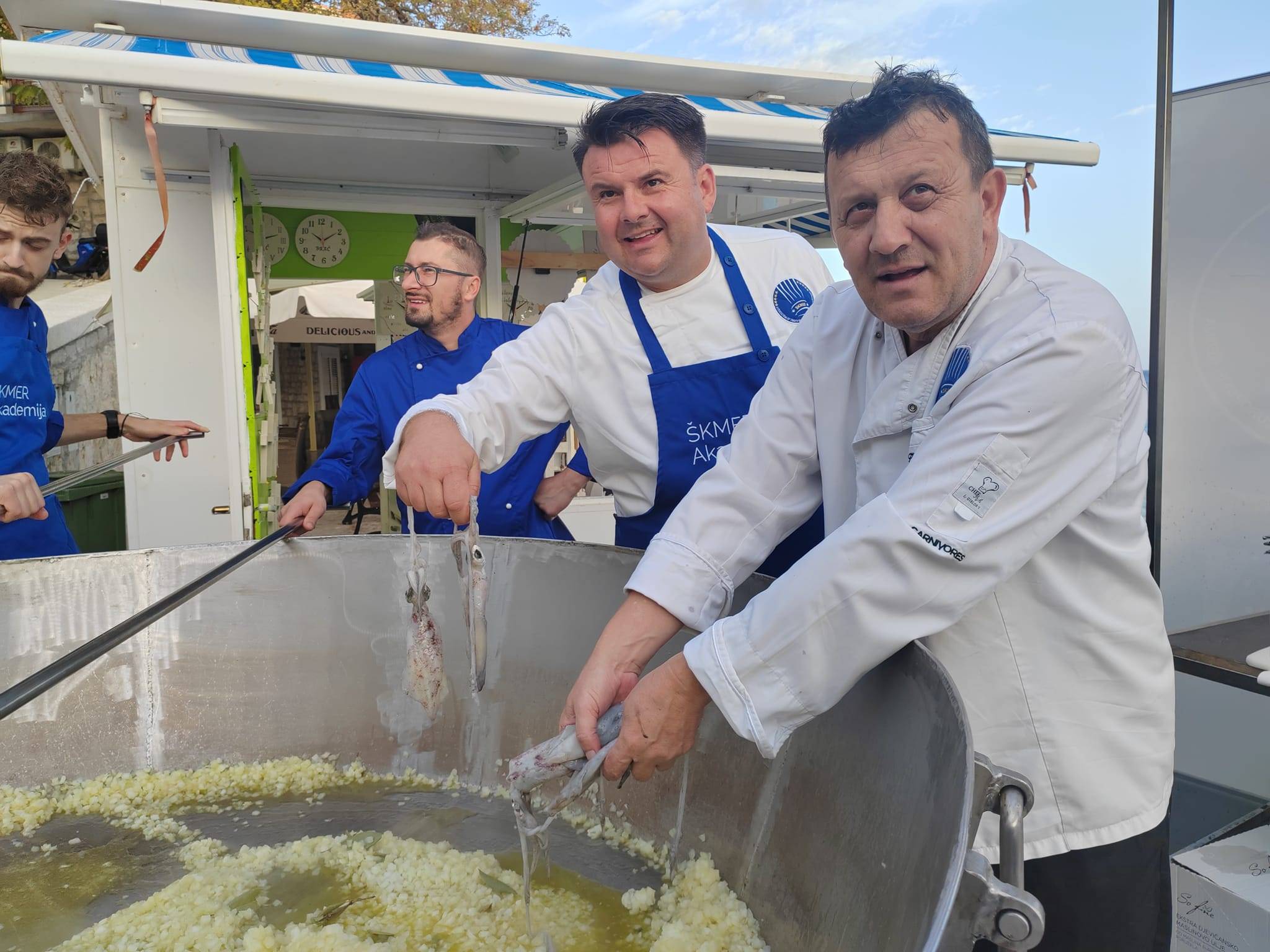 Squid fishing in Bol on island Brač - UNESCO Med Diet